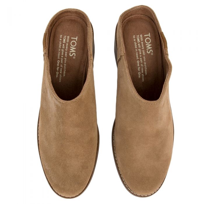 TOMS Toms Leila Toffee Suede Mule 10010915 - Shiekh