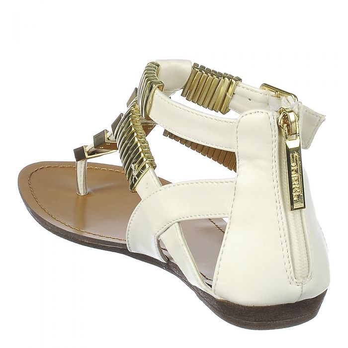 BESTFIT Lory-103 Flat Sandals LORY-103/WHITE - Shiekh