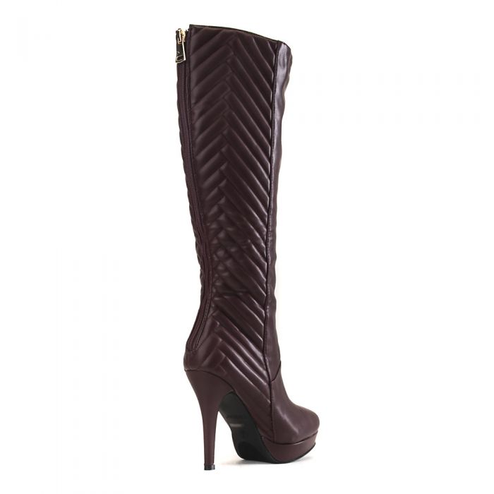 BAMBOO Women's Marcella-18 Knee-High Boot JPM MARCELLA-18/BURCRP - Shiekh