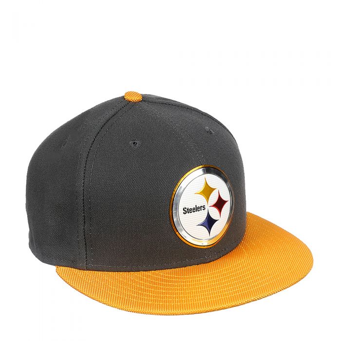 NEW ERA CAPS Pittsburgh Steelers Grey Fitted Cap 11186575 - Shiekh