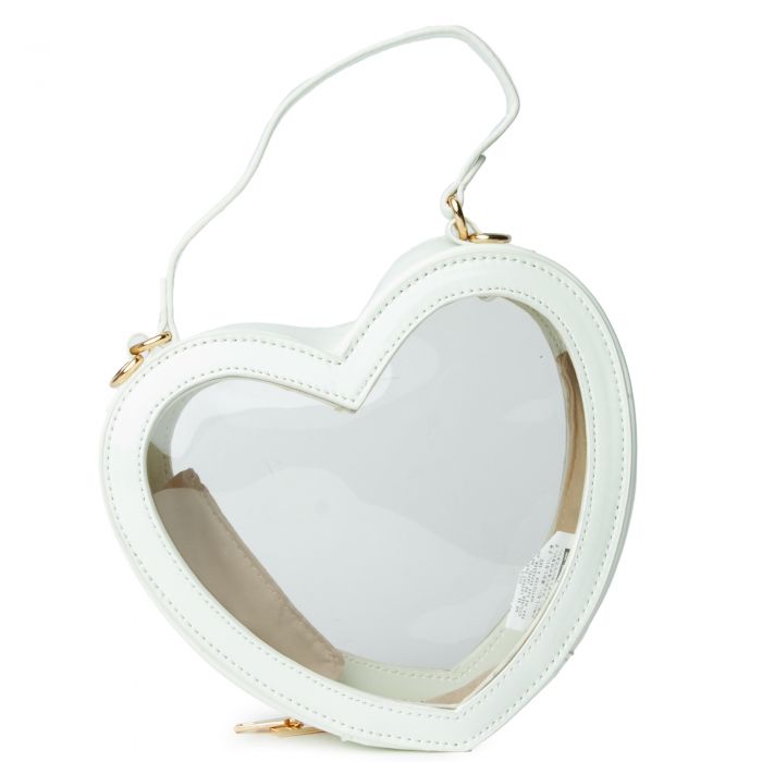 H&D ACCESSORIES, INC Heart Shaped Bag HPC5418WT - Shiekh