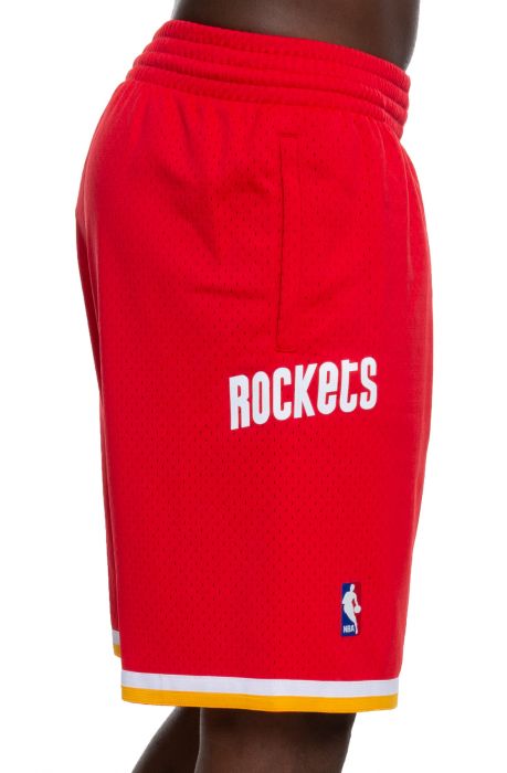 MITCHELL AND NESS Houston Rockets Swingman Shorts SMSHGS18233-HROSCAR93 ...