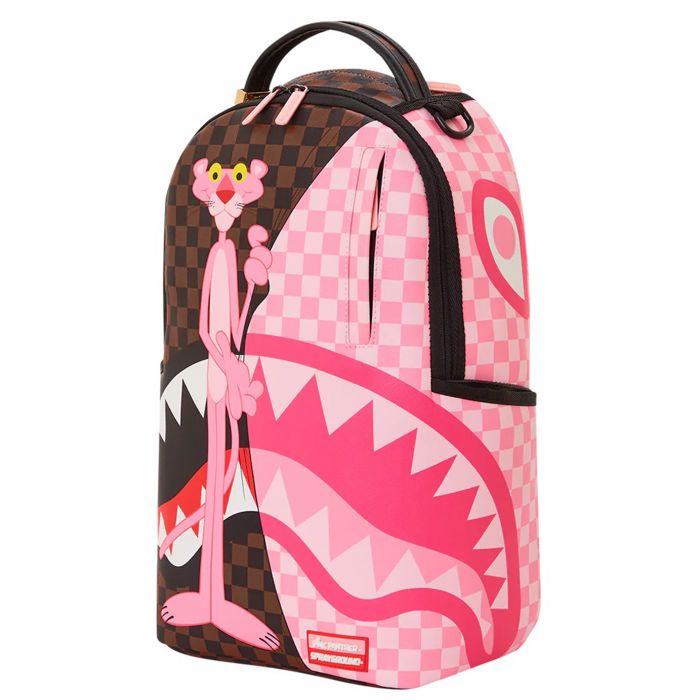 SPRAYGROUND Pink Panther Checkered Shark 910B5468NSZ - Shiekh