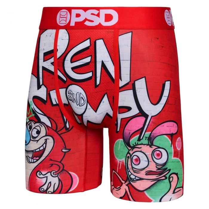 PSD Ren & Stimpy Graffiti Boxer Briefs 124180080 - Shiekh