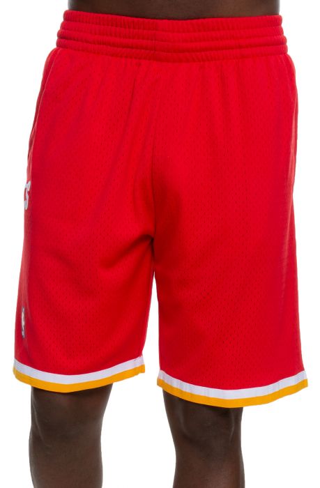 MITCHELL AND NESS Houston Rockets Swingman Shorts SMSHGS18233-HROSCAR93 ...