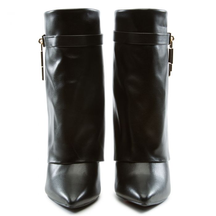 LILIANA Banks-6 Drape Over Heel Boot BANKS-6-BLK - Shiekh