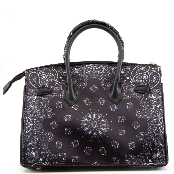 MATA GROUPS USA Paisley Tote Handbag MT-00002-BLKPAI - Shiekh