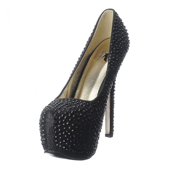 SPRINGLAND 0-18 High Heel Pumps 0-18/BLACK - Shiekh