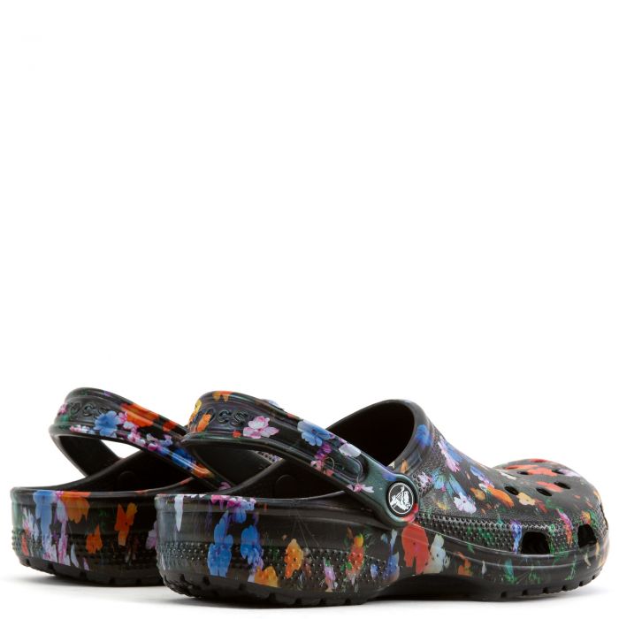 CROCS Classic Printed Floral Clog 206376-0C4 - Shiekh