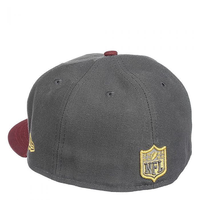 NEW ERA CAPS Washington Redskins Grey Fitted Cap 11186561 - Shiekh