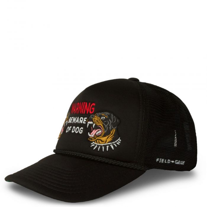 FIELD GRADE Beware of Dog Trucker Hat 1004692 - Shiekh