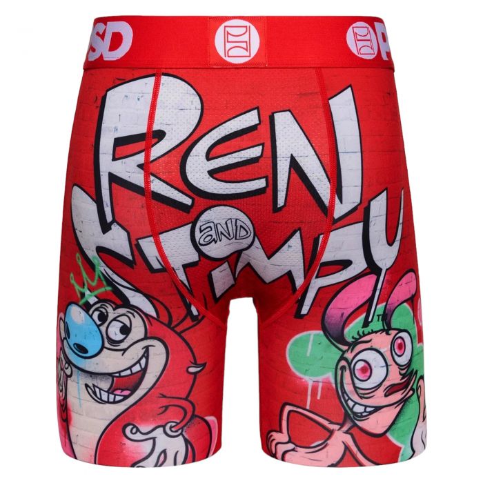 PSD Ren & Stimpy Graffiti Boxer Briefs 124180080 - Shiekh