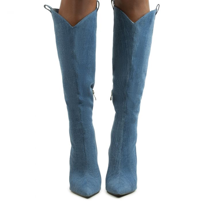 CC APPAREL AND DESIGN, INC. Cute Genes-Blu High Heel Boots CUTE GENES ...