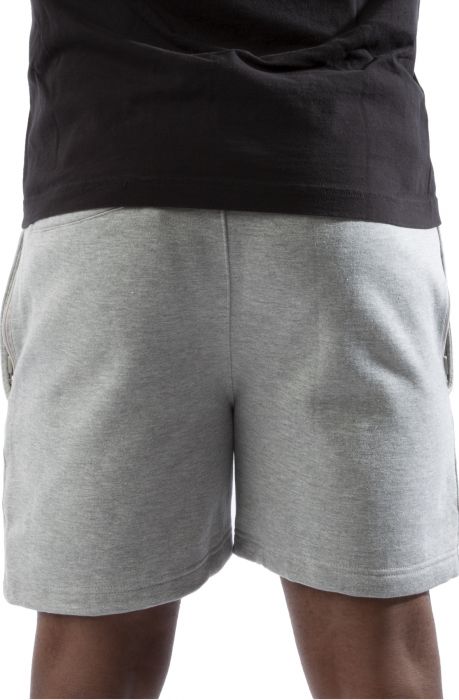 SHIEKH Essentials Fleece Shorts SHKSHORT001-GREY - Shiekh