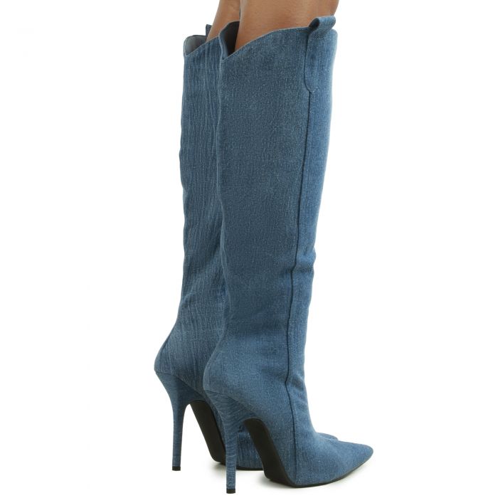 CC APPAREL AND DESIGN, INC. Cute Genes-Blu High Heel Boots CUTE GENES ...