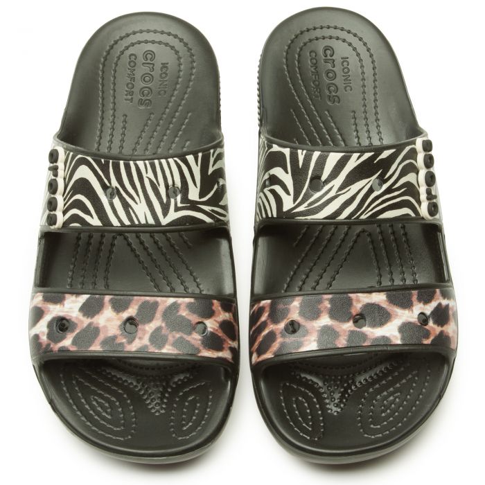 CROCS Women's Classic Animal Remix Sandal 207847-0C4 - Shiekh