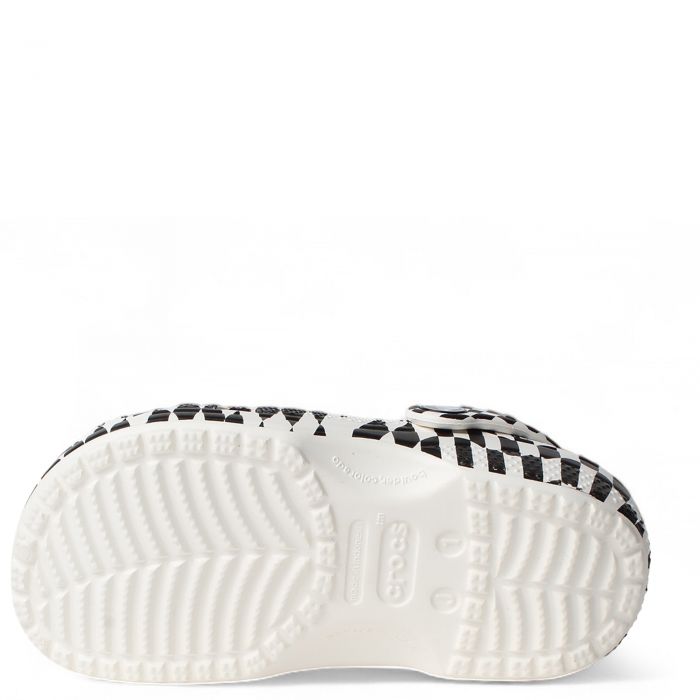 CROCS Classic Warped Checker Clog K 210990-103 - Shiekh