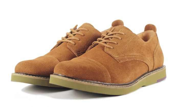 JD FISK JD Fisk for Men: Jenson Suede Oxford Oxford JENSON TOB - Shiekh