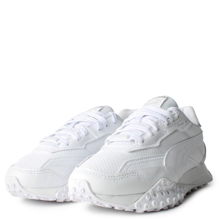 PUMA Grade School Blacktop Rider Leather 39472601 - Shiekh