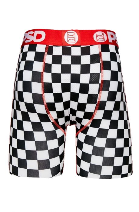 PSD Red Rose Checker Boxer Briefs E21911031 - Shiekh