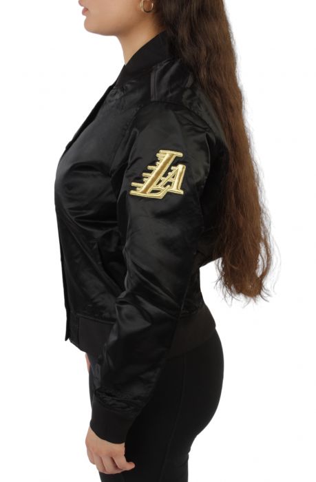 PRO STANDARD Lakers Glam Jacket BLLU512411-BLK - Shiekh