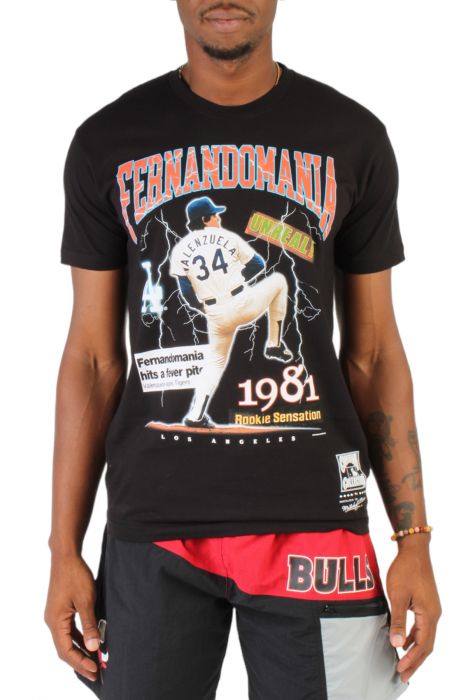MITCHELL AND NESS Fernandomania Tee BMTR1195-LADYYFVABLCK - Shiekh