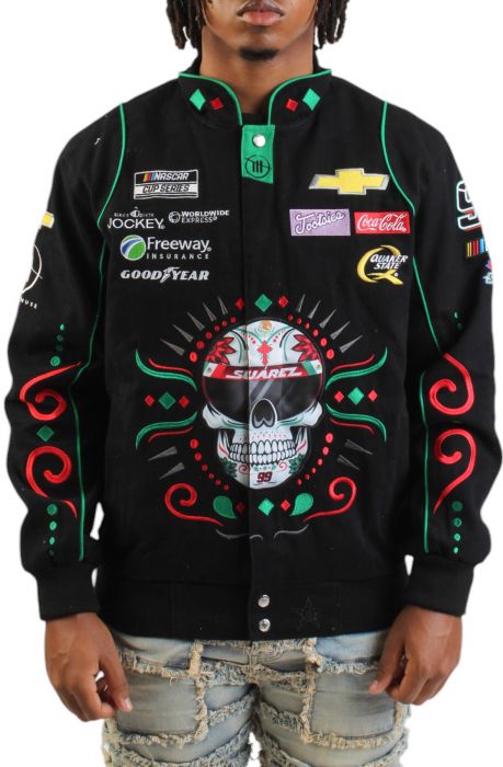 JH DESIGN Daniel Suarez Racing Jacket SUA303SK24-BLK - Shiekh