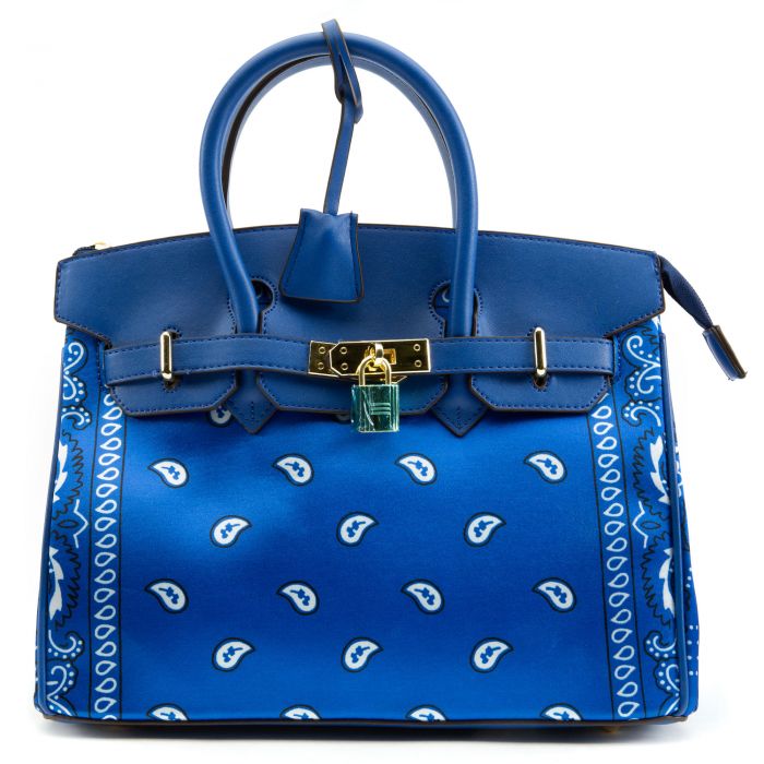 MATA GROUPS USA Paisley Tote Handbag MT-00002-BLUBAN - Shiekh