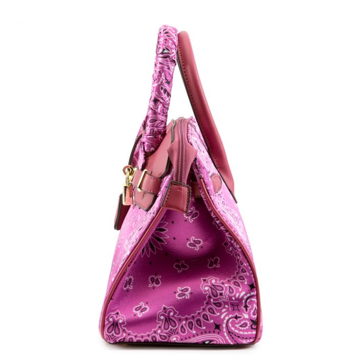 MATA GROUPS USA Paisley Tote Handbag MT-00002-PNKPAI - Shiekh