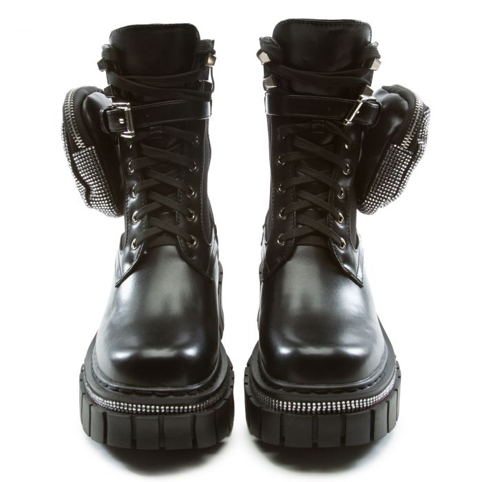 AZALEA WANG Rani Platform Bootie RANI-BLK - Shiekh