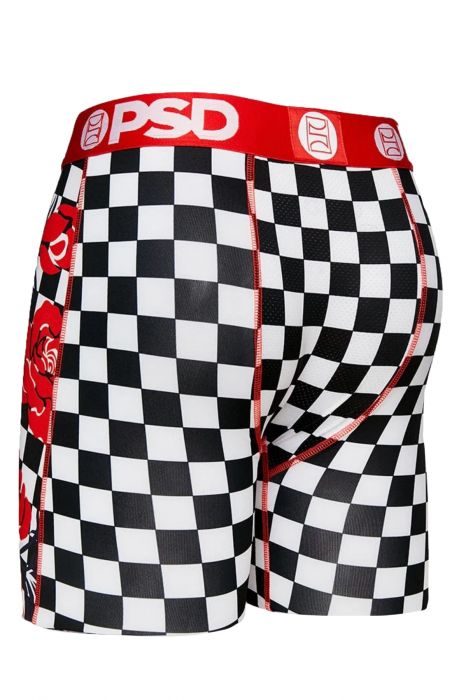 PSD Red Rose Checker Boxer Briefs E21911031 - Shiekh