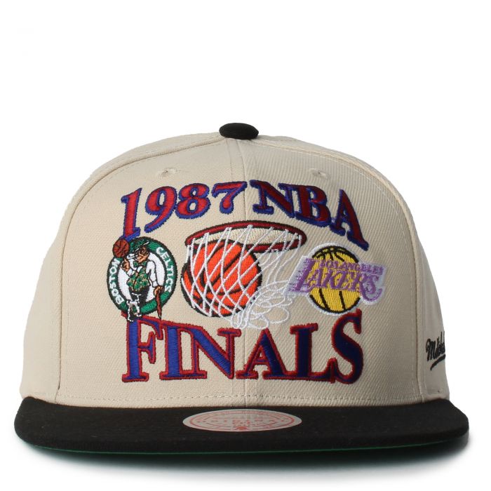MITCHELL AND NESS Laker vs Celtics 87 Finals Snapback HHSS6282 ...