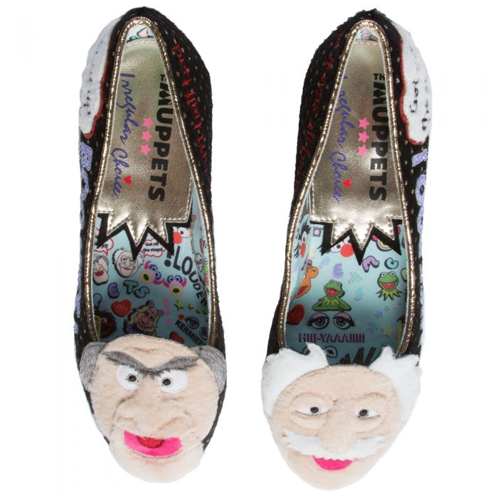 IRREGULAR CHOICE The Muppets x Irregular Choice Boo! Hiss! Flat 4329 ...