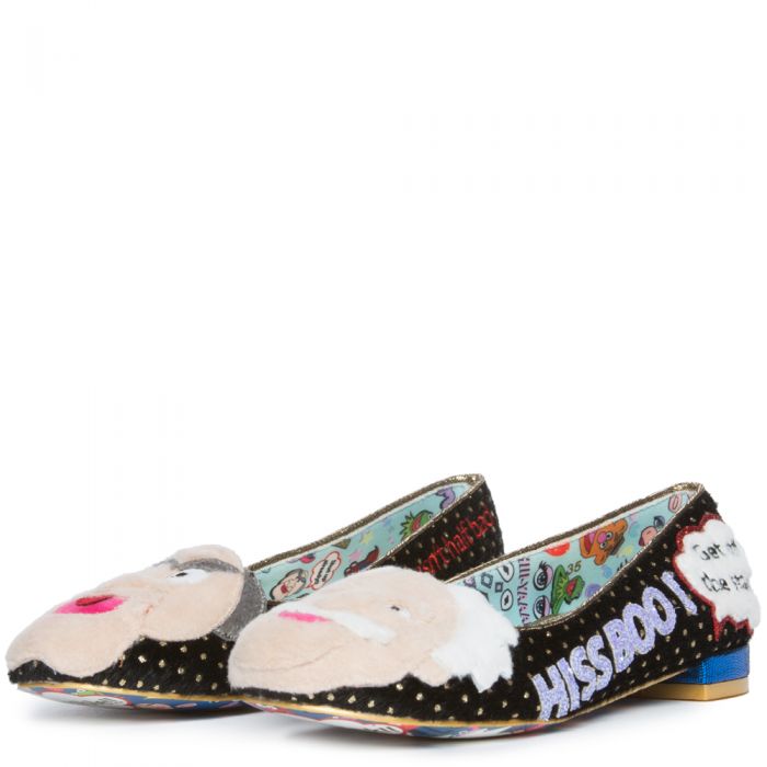 IRREGULAR CHOICE The Muppets x Irregular Choice Boo! Hiss! Flat 4329 ...
