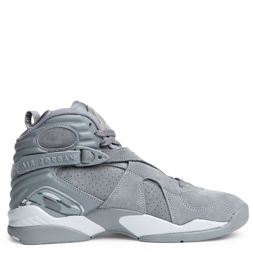 MEN'S JORDAN 8 RETRO COOL GREY/WOLF GREY-COOL GREY