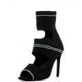CAPE ROBBIN Lola-14 High Heel LOLA-14/BLACK - Shiekh