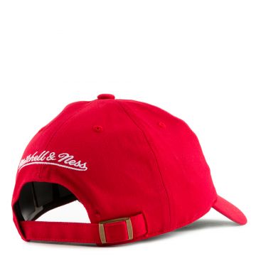 MITCHELL AND NESS Chicago Bulls Team Ground Dad Hat 6LUXMM20001-CBURED1 ...