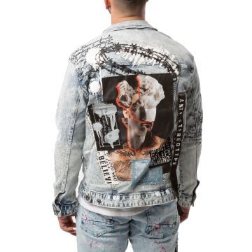 SMOKE RISE Conway Denim Jacket SJJ21263 - Shiekh