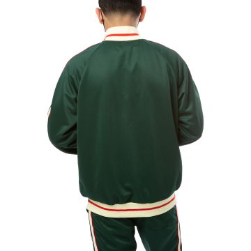 VICTORIOUS LOS ANGELES Vice City Striped Track Jacket ST575J-GRN - Shiekh