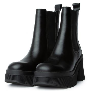 J P ORIGINAL Attach-01 Platform Bootie JPM ATTACH-01-BLKCRP - Shiekh