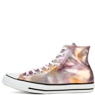 Women's CTAS Metallic Canvas Sneaker dusk pink/black/white