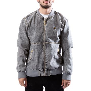 LRG Tree Denim Bomber Jacket L0Z0MJMXX-GR98 - Shiekh
