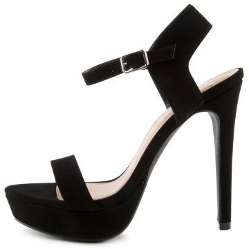 FORTUNE DYNAMICS Revolve-S Strappy High Heels FD REVOLVE-S-BLACK - Shiekh