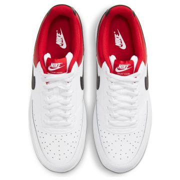Court Vision Low White/Black-University Red